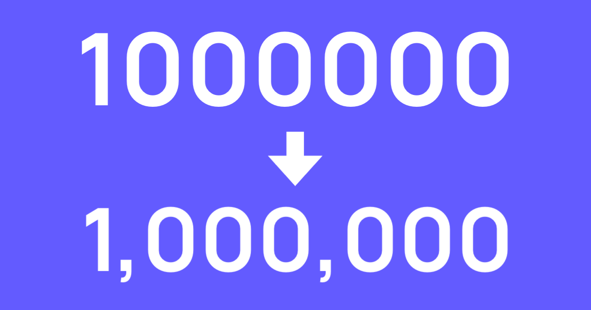Add Commas to Numbers - Free online converter (1000 ↔ 1,000)