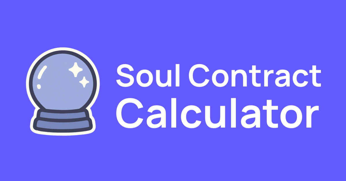 Soul Contract Calculator